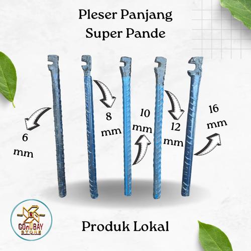 Promo Pleser Besi Beton Ulir Super Ukuran Panjang Lubang 6, 8, 10, 12 ...