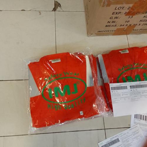 Jual WEARPACK SAFETY ORANGE / COVERALL PROYEK / BAJU KERJA SAFETY ...