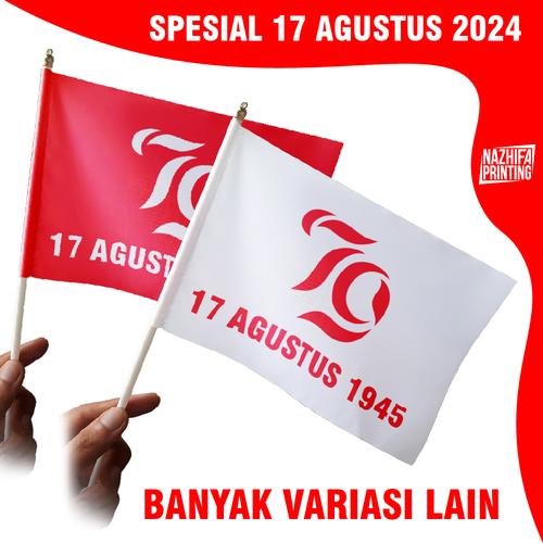 Promo Bendera Tangan Merah Putih - Bendera Stik Pawai Indonesia Mini ...