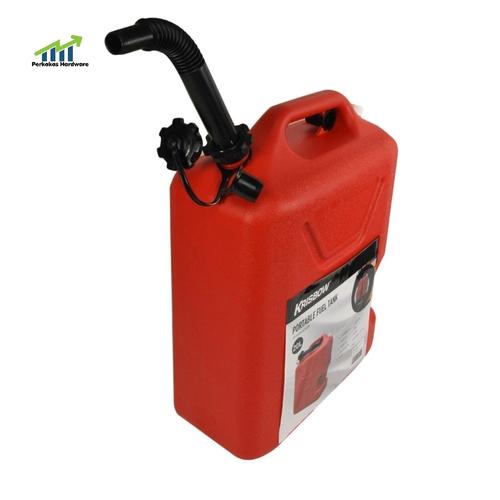 Jual Jerigen Bensin / Solar 20 Liter Gassoline Krisbow Plastik HDPE ...