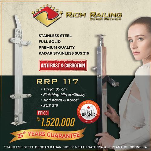 Jual [Rich Railing] Railing tangga stainless SUS 316 RRP 117 - 100CM - Jakarta Pusat ...