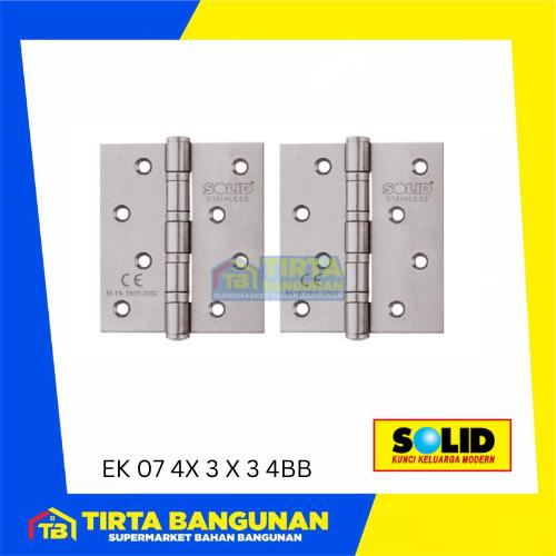 Jual ENGSEL JENDELA/ PINTU SOLID EK 07 4 X 3 X 3 4BB US32D - Kota Depok - Tirta Bangunan | Tokopedia