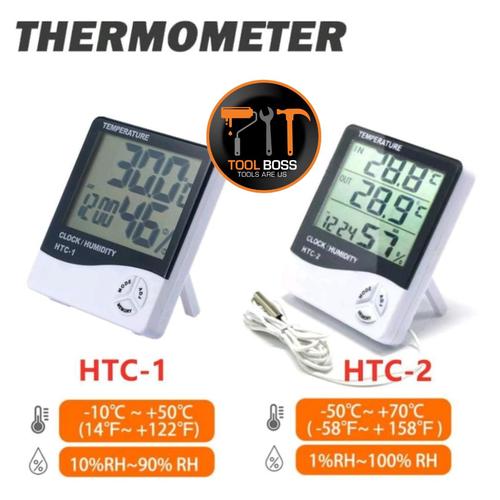 Jual HIDROMETER TERMOMETER RUANGAN DIGITAL - JAM THERMOMETER INDOOR ...