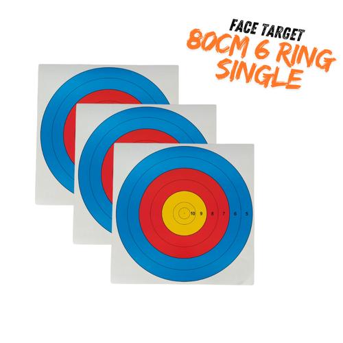 Jual TARGET FACE FITA 80cm 6 RING KERTAS | Standar Lomba Turnamen ...