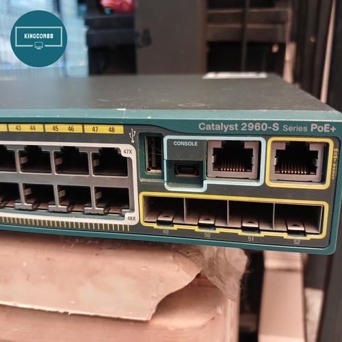 Jual Switch Cisco Catalyst 2960S series POE+ WS-C2960S-48LPS-L 48Port ...