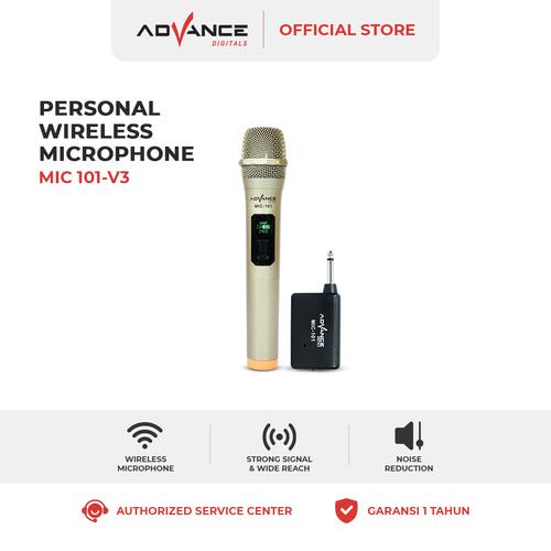 Promo Microphone Wireless Advance Mic-101 Professional Single Mic ...