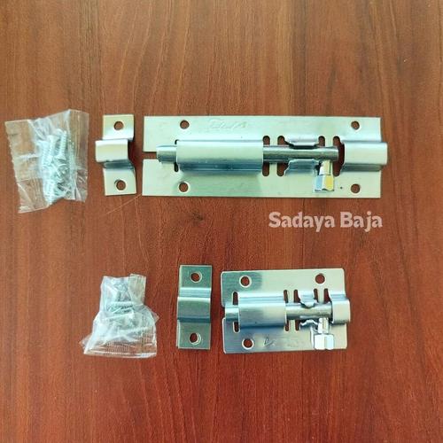 Jual Grendel Selotan Stainless Besi Pintu Lemari VPR Ukuran 2 4 inch ...