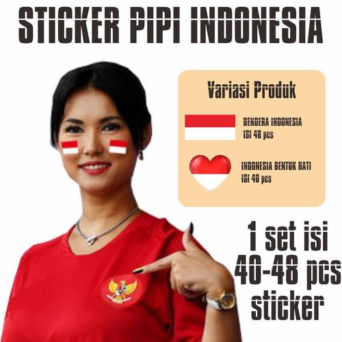Jual SALE BA155 STICKER PIPI ISI 40-48PCS BENDERA INDONESIA TEMA 17 ...