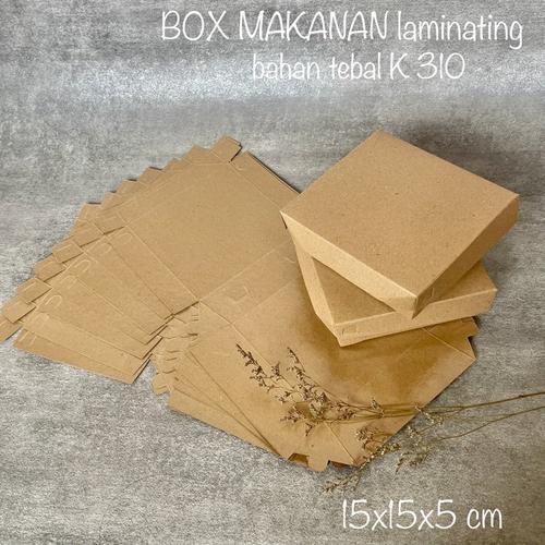 Jual Box Kotak Packaging Makanan Nasi Berkat Dus Snack Laminasi Ukuran ...