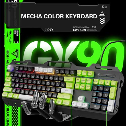 Promo MOVIO Keyboard Gaming - Mechanical Feel Keyboard / Wired Keyboard ...