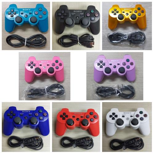 Jual Stick Stik PS3 Wireless Dualshock Warna OP Original Pabrik - Hitam ...