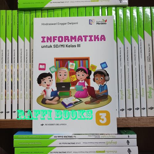 Jual Buku Informatika Kelas 3 SD/Mi Erlangga Kurikulum Merdeka ...