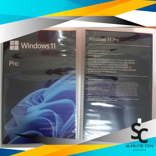 Jual Windows 11 Pro Box Oem (BOX+DVD+COA) - Jakarta Selatan - Suprame ...