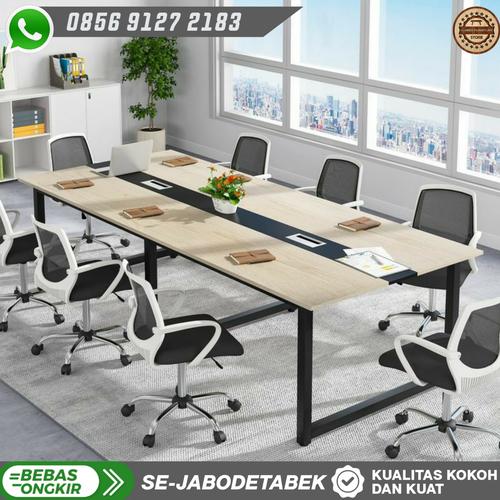 Jual Meja Meeting 8 Orang - Meja Rapat - Meja Kerja Kantor 240 × 120 × ...
