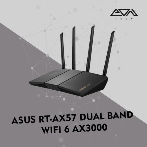 Jual ASUS RT-AX57 Dual Band WiFi 6 AX3000 Wireless Router with AiMesh ...