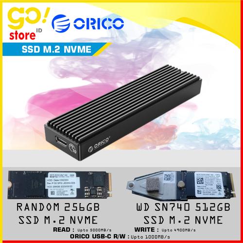 Jual SSD M.2 NVMe 256GB & 512GB + SSD External ORICO Enclosure NVMe M.2 ...