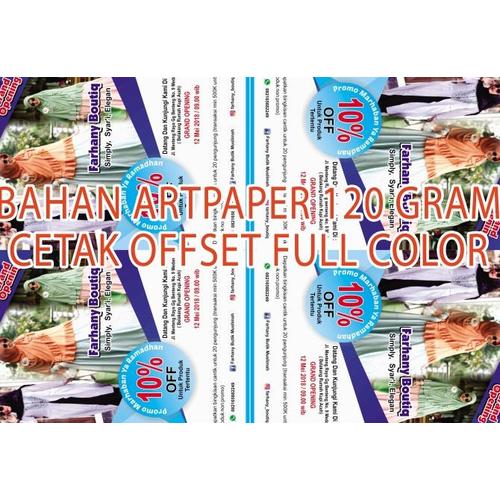 Jual CETAK FLYER / BROSUR A4 FULL COLOR SATU SISI - Jakarta Pusat ...