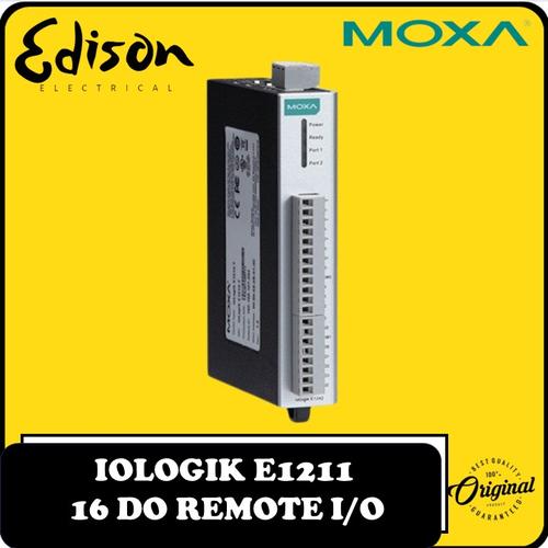 Jual MOXA IoLogik E1211 Daisy Chain Ethernet Remote I/O with 16 DO ...