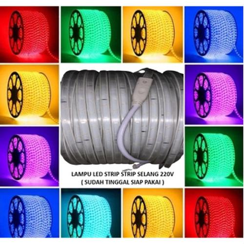 Jual PAKET 20M LAMPU LED STRIP SELANG 5050 SMD FREE SOKET 1PCS - 20M ...