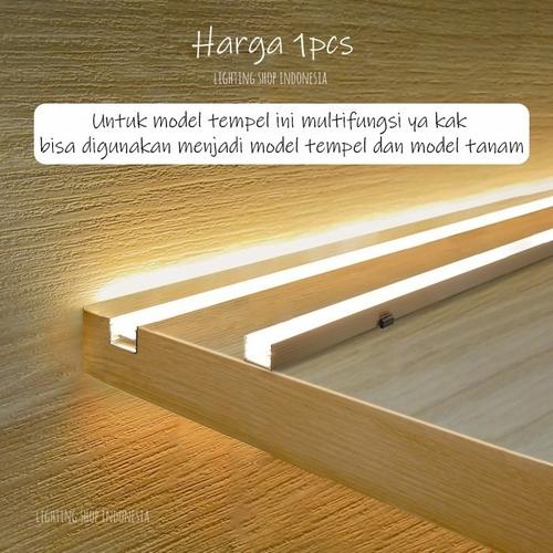 Jual Kap lampu housing 1meter rumah strip lampu dinding plafon tanam ...
