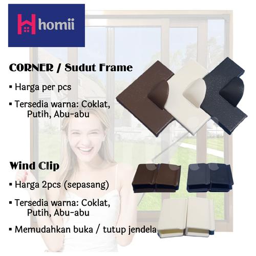 Jual Homii Aksesoris Corner / Wind Clip Kasa Nyamuk Magnet DIY ...