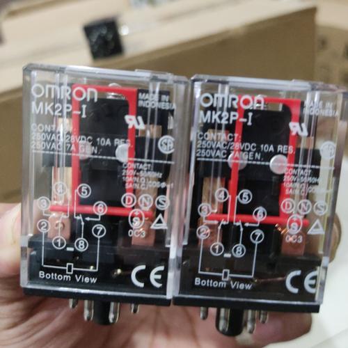 Jual relay Omron MK2P 220VAC 24DC 12VDC 8 pin kaki no MKS2P Socket PF083A - 220V - socket ...