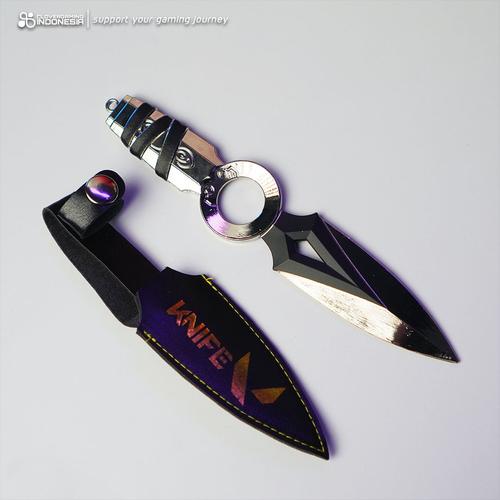 Jual Pisau Valorant Jett Kunai Weapon MEDIUM untuk Aksesoris Game Video - Champ Black - Kota ...