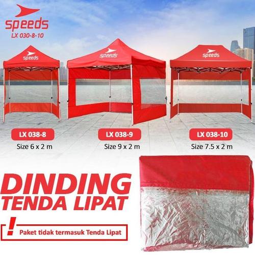 Jual ~Harga Special~ SPEEDS Dinding Tenda Lipat Kombinasi Mika / Polos (Banyak ukuran) LX 030 ...