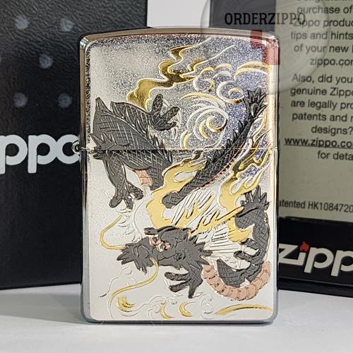 Jual Zippo Original Electroformed Design Chinese Dragon Japan Official ...