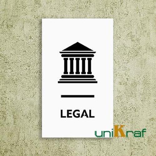 Jual Papan Sign Akrilik Ruang Kantor Legal - Acrylic Office Room Sign ...