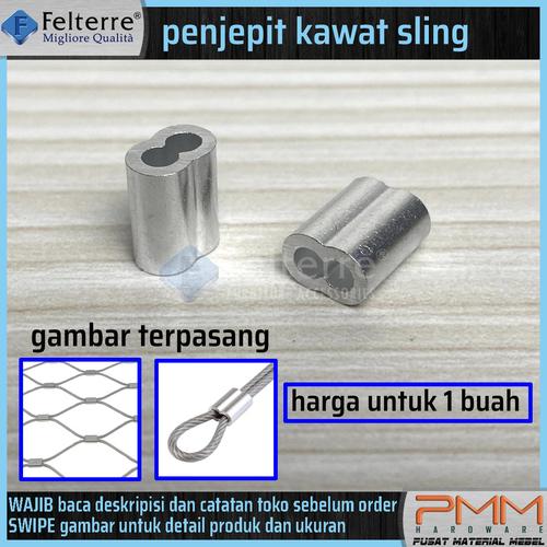 Jual penjepit kawat sling FELTERRE | klem pagar kawat seling - Kab ...