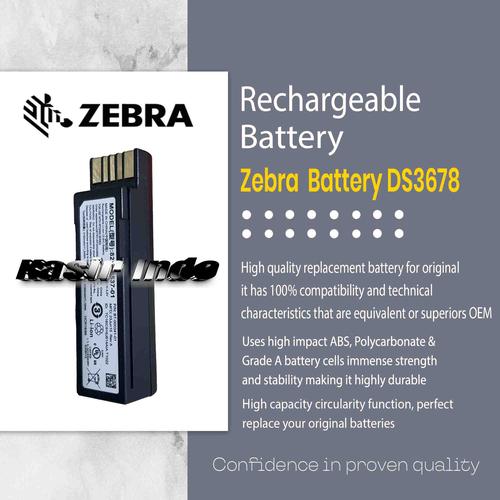 Jual BATERAI BATRE BATTERY LI-ION WIRELESS SCANNER ZEBRA DS3678 | DS ...