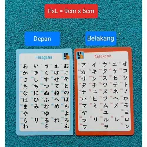 Jual Pembatas buku (Hiragana Katakana) Jepang - Kab. Karawang - Yasashii Japan Shop | Tokopedia