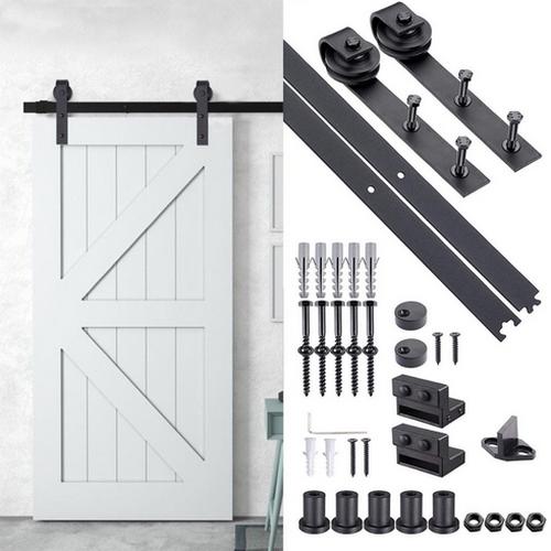Jual Rel Pintu Geser Sleding Baja / Kit Katrol Senyap Pintu Geser / Rel ...