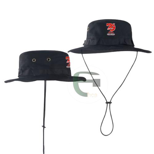 Jual Topi Rimba HUT RI KE 79 TAHUN - Hitam - Kab. Bandung Barat - HILIK ...