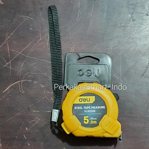 Jual DELI meteran tukang 5meter x 19mm/measuring tape 5 meter roll ...
