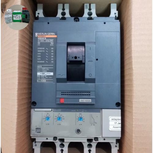 Jual MCCB MERLIN GERLIN 630N 630AMPERE MOLDED CASE CIRCUIT BREAKER ...
