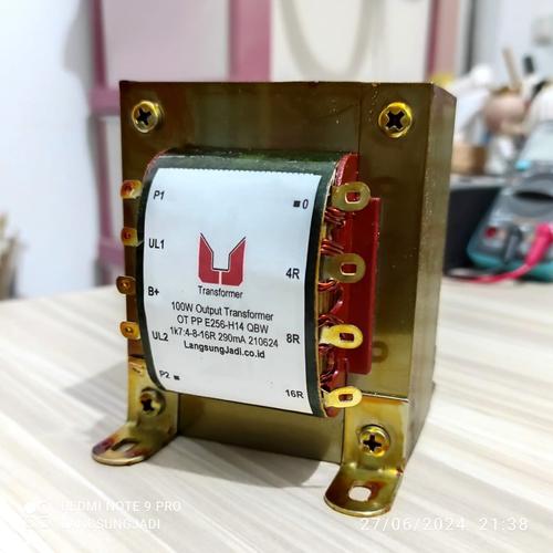 Promo LJ OT PP E256 100W 1k7 Push-pull Output Transformer EL34 KT88 6L6 300B Hammond 1750U - Kab ...