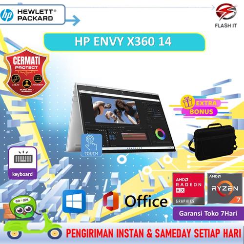 Jual Hp Envy X360 14 Oled Ryzen 7 8840Hs 32Gb 1Tb W11+Ohs 14.0 2.8K ...