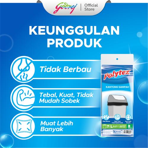 Jual Polytex - Kantong Sampah Ukuran L - Kota Bekasi - Godrej Indonesia Store | Tokopedia