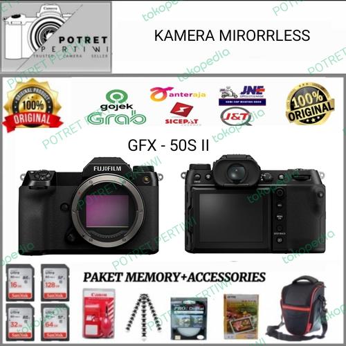 Promo FUJIFILM GFX 50S II CAMERA MIRRORLESS / BODY FUJIFILM GFX 50S MARK II - DISTRIBUTOR ...