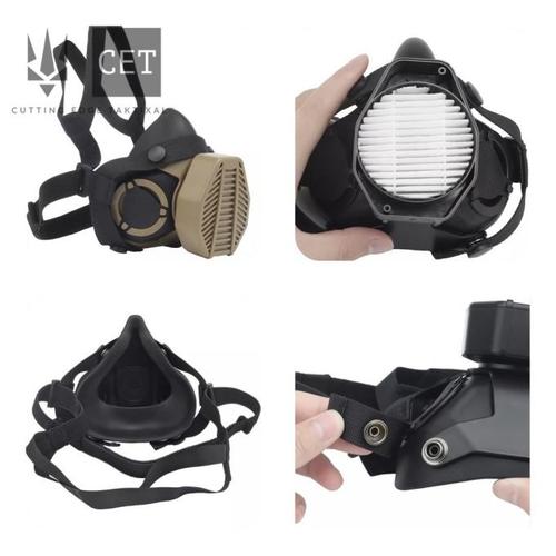Jual Tactical Mask SOTR Respirator Safety Half Face Dust Opscore Style ...