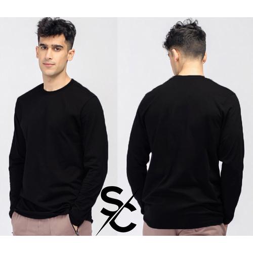 Jual KAOS POLOS PRIA DISTRO LENGAN PANJANG COTTON COMBED 24s BASIC T ...