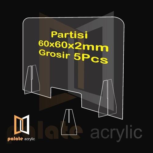 Jual PARTISI / SEKAT / PEMBATAS MEJA AKRILIK / ACRYLIC 2MM / MEJA KASIR ...