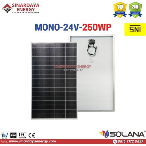 Jual Solar Panel Surya 250Wp Monocrystalline SOLANA | SNI TKDN - Kota ...