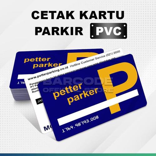 Jual AST Custom Preprinted Card Kartu Member Parkir Motor Mobil PVC ...