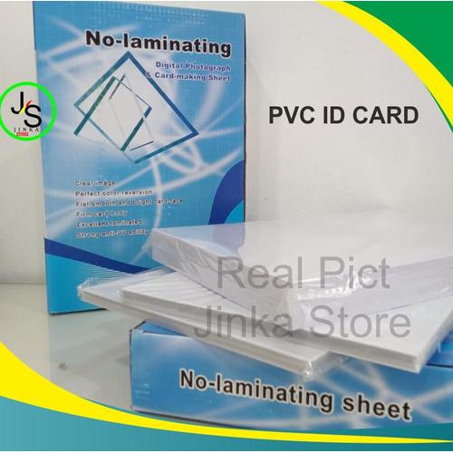 Jual Pvc Id Card / Bahan Pvc Id card A4/ Polos Original - PVC Dus Putih ...