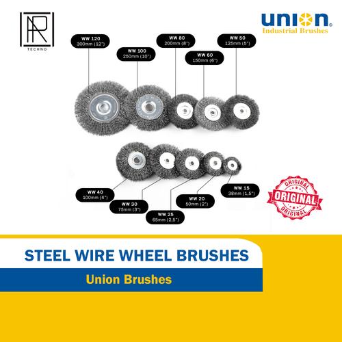 Jual sikat kawat gerinda piringan baja wire wheel brush union made in ...