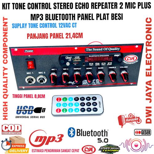 Jual Stereo Tone Control Hybris MP3 Bluetooth + Panel Tone Echo Repeter ...