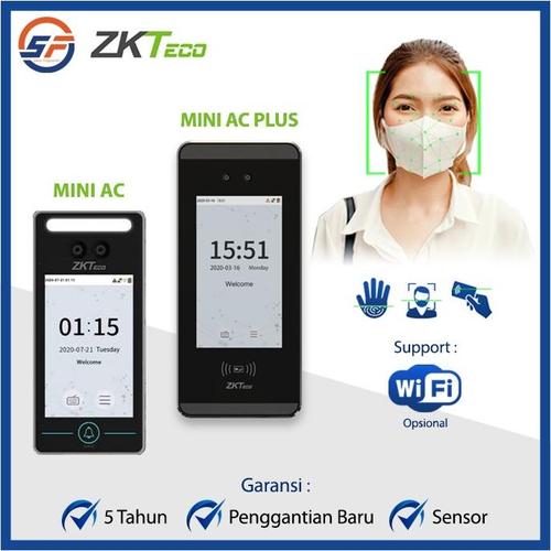 Jual Mesin Absensi Wajah Zkteco Mini AC Plus Mesin Absen Fingerprint - Mini AC - Jakarta Pusat ...